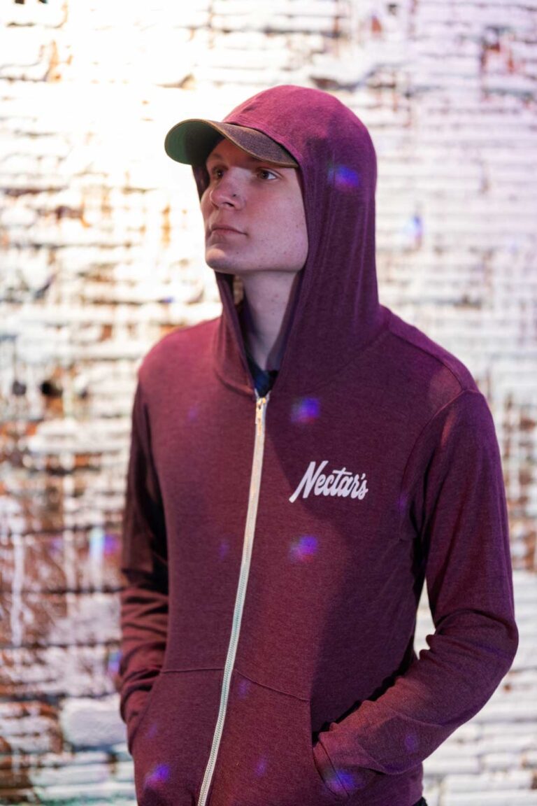 Maroon Zip Up Hoodie - Nectar's